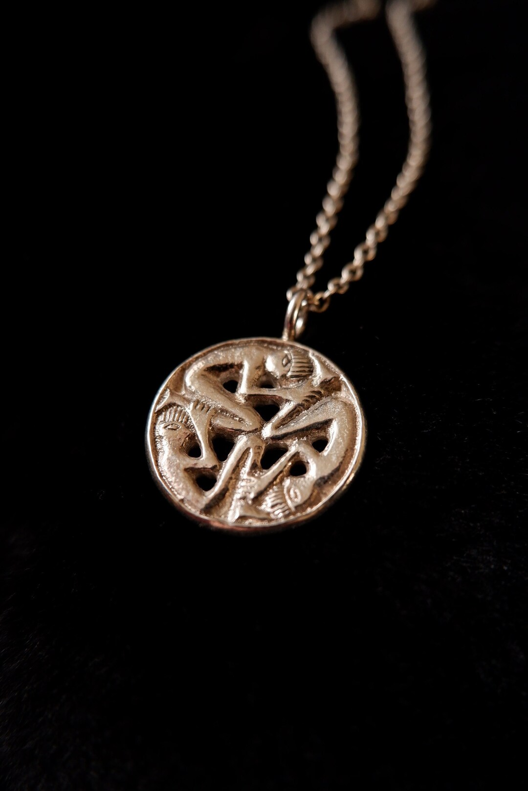 Irish Triskelle Pendant in Sterling Silver - Etsy UK