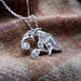 Anglo Saxon Raven Pendant Based on the Sutton Hoo Shield Mount - Silver ...