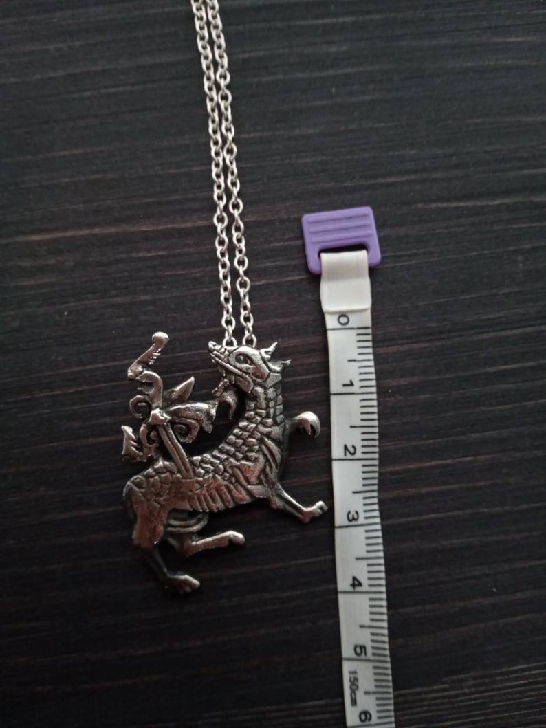 The Maeshowe Dragon Pendant or Brooch in Solid Sterling Silver - Etsy