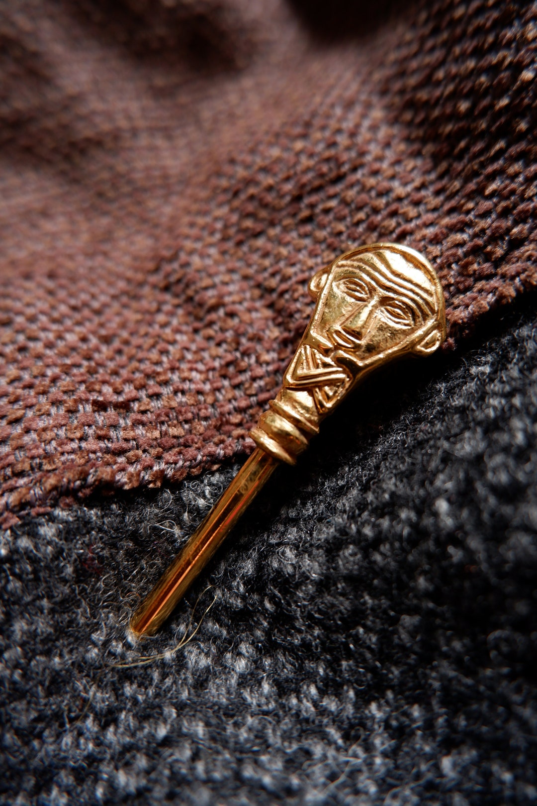 Pictish Golspie Pin in Bronze - Etsy