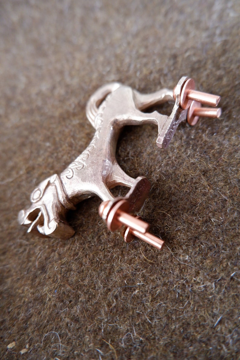 Pictish Dog Figurine in Bronze - Based on a Possible Helmet Crest From ...