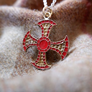 Handmade Anglo Saxon Trumpington Cross Pendant or Brooch in - Etsy UK