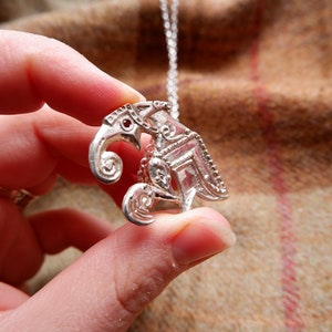 Anglo Saxon Raven Pendant Based on the Sutton Hoo Shield Mount - Silver ...