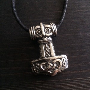 Ödeshög Mjolnir / Thor's Hammer Pendant in Sterling Silver - Etsy UK
