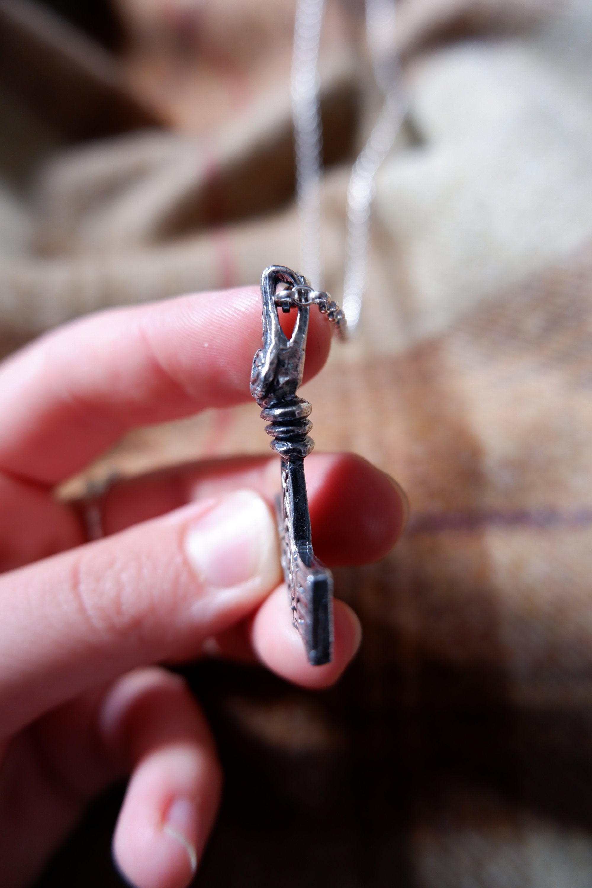 Sterling Silver Bird Head Mjolnir Based on a Swedish Artefact - Etsy