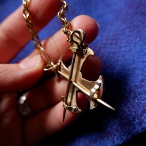 Handmade Anglo Saxon Trumpington Cross Pendant or Brooch in - Etsy UK
