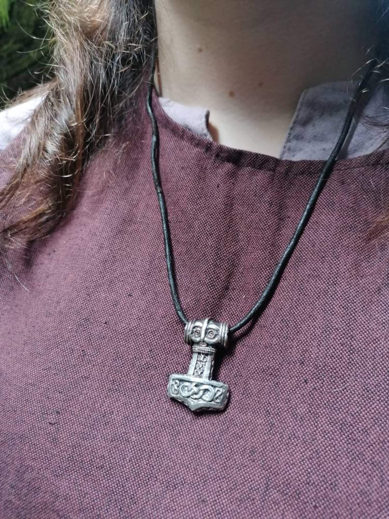 Ödeshög Mjolnir / Thor's Hammer Pendant in Sterling Silver - Etsy UK