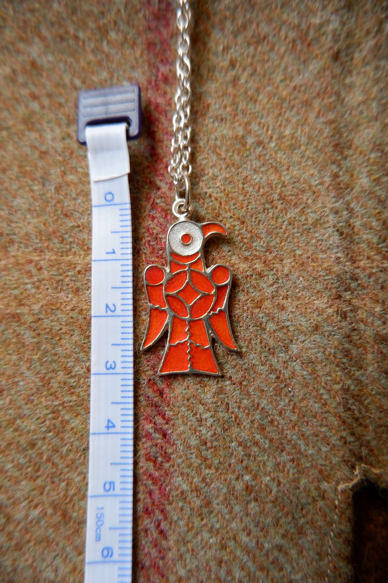 Merovingian / Germanic Raven Pendant in Sterling Silver With - Etsy