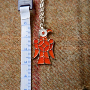 Merovingian / Germanic Raven Pendant in Sterling Silver With Enamel - Etsy