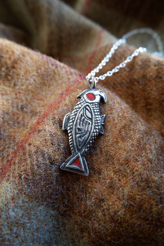 Anglo Saxon Bird Pendant Based on Find From Kent. Glass Enamel | Etsy