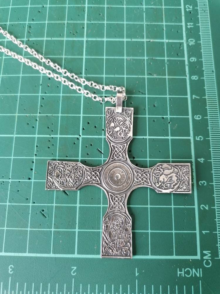 Miniature Galloway Hoard Pectoral Cross in Solid Silver. - Etsy