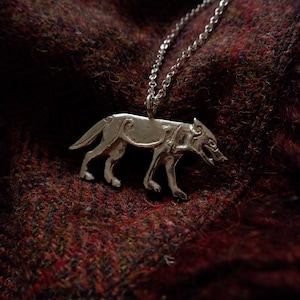 Ardross Pictish Wolf Pendant in Sterling Silver. - Etsy UK