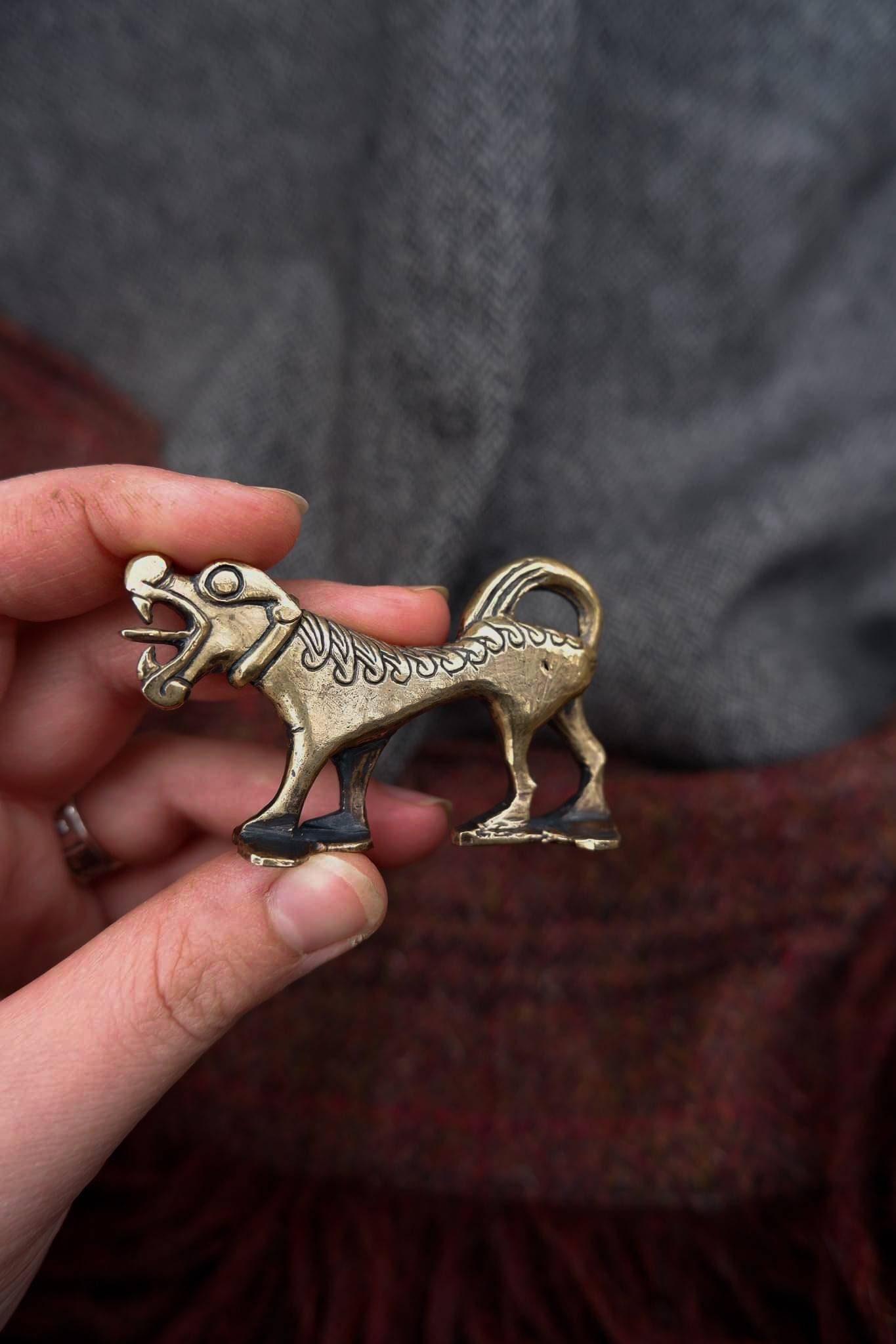 Pictish Dog Figurine in Bronze Based on a Possible Helmet | Etsy