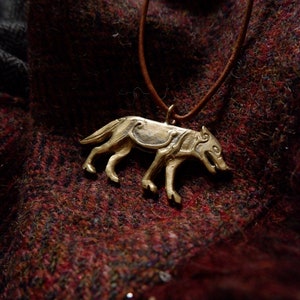 Ardross Pictish Wolf Pendant in Sterling Silver. - Etsy UK