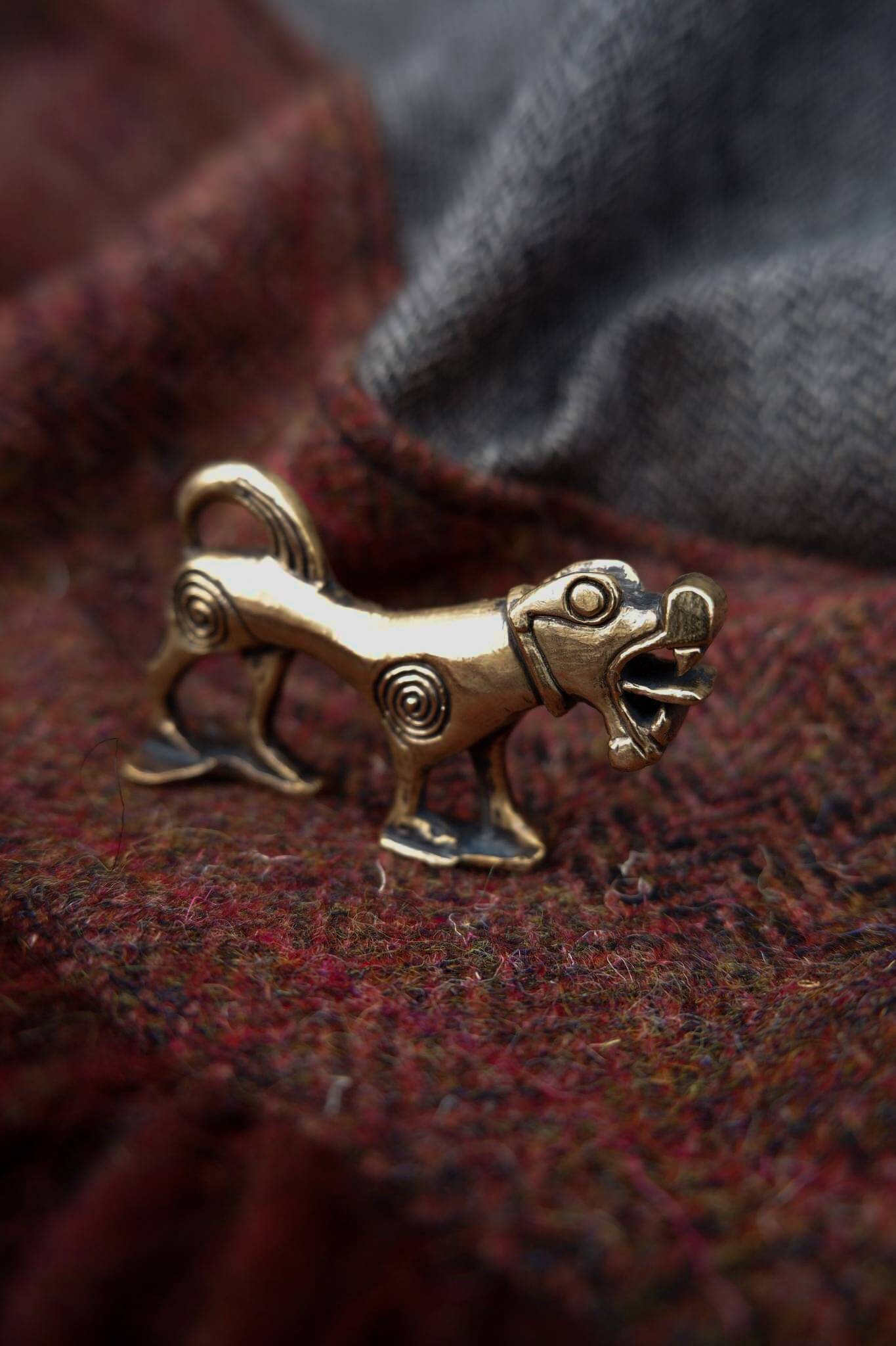 Pictish Dog Figurine in Bronze Based on a Possible Helmet | Etsy