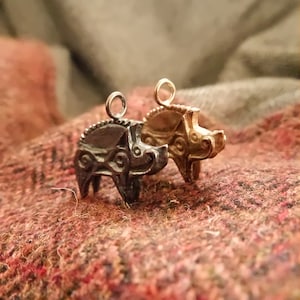 Anglo Saxon or Pictish Boar Pendant - Etsy