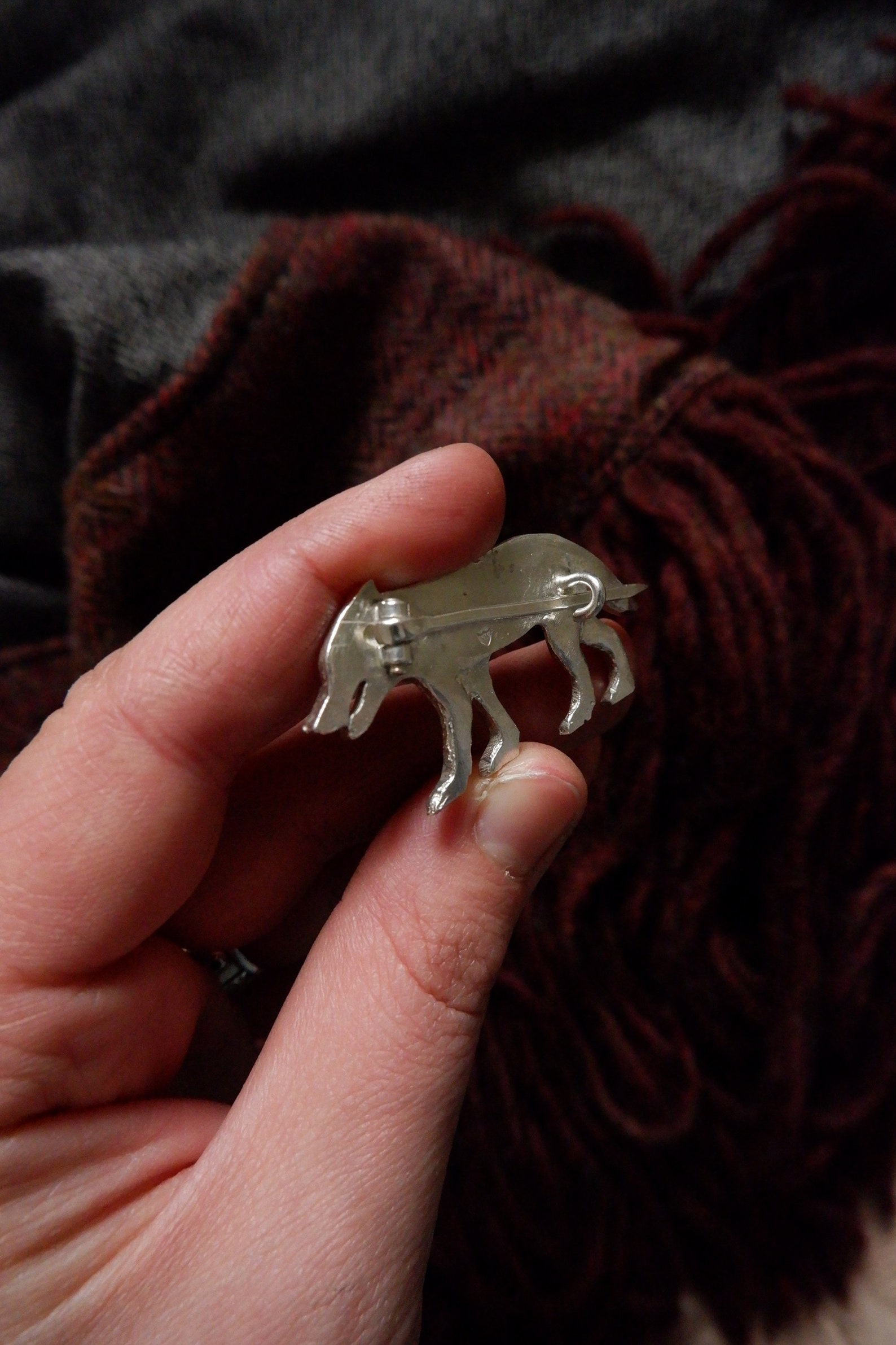 Ardross Pictish Wolf Pendant in Sterling Silver. - Etsy UK