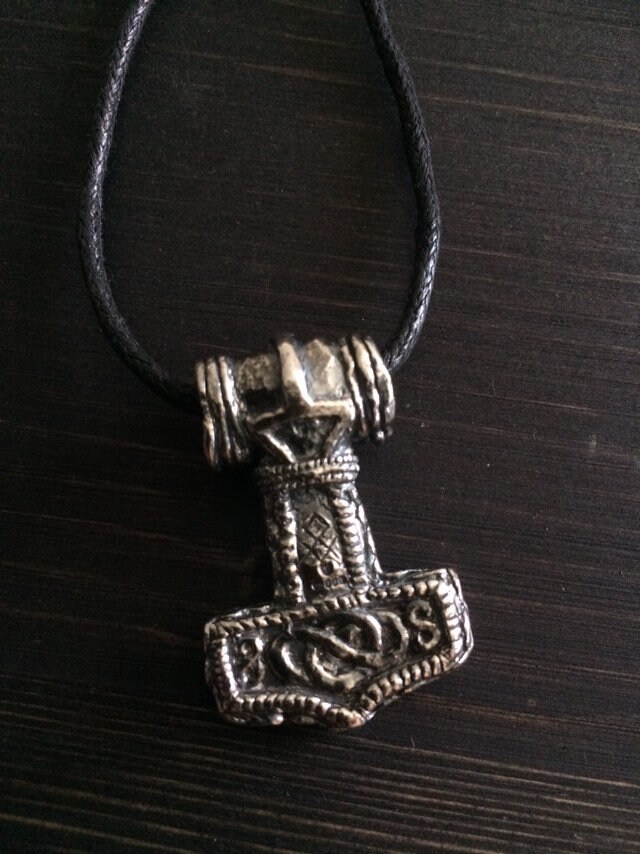 Ödeshög Mjolnir / Thor's Hammer Pendant in Sterling Silver - Etsy UK