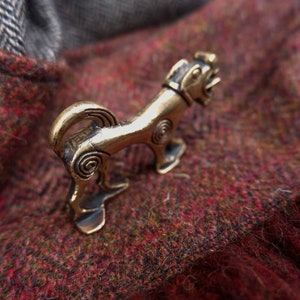 Pictish Dog Figurine in Bronze - Based on a Possible Helmet Crest From ...