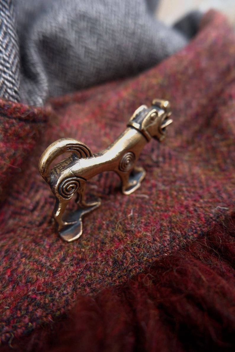 Pictish Dog Figurine in Bronze Based on a Possible Helmet | Etsy