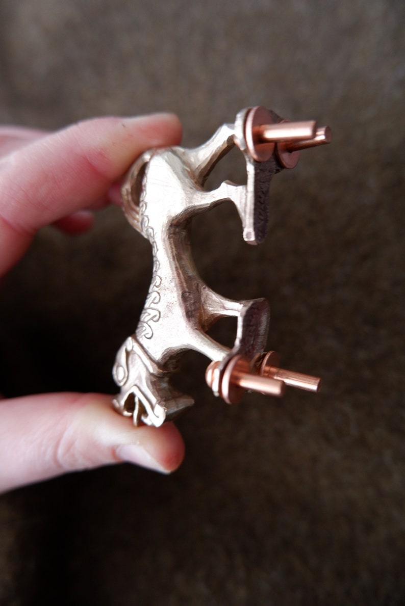 Pictish Dog Figurine in Bronze - Based on a Possible Helmet Crest From ...