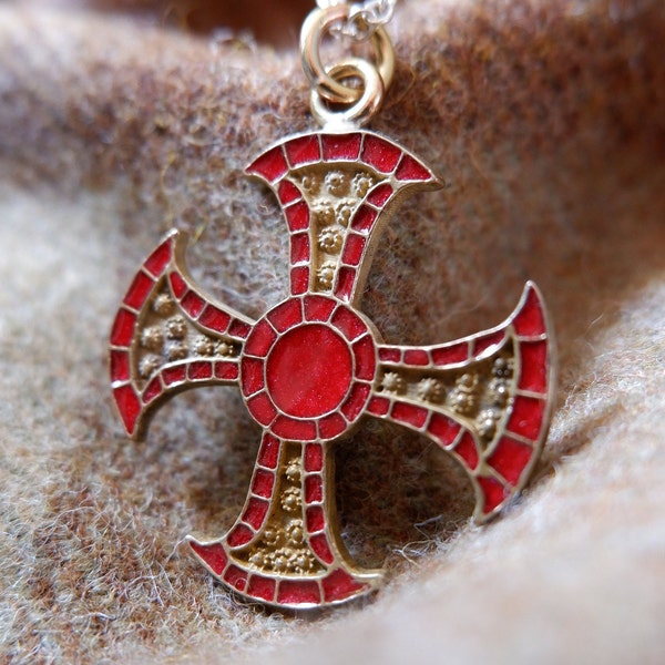 Anglo Saxon Cross Pendant - Etsy