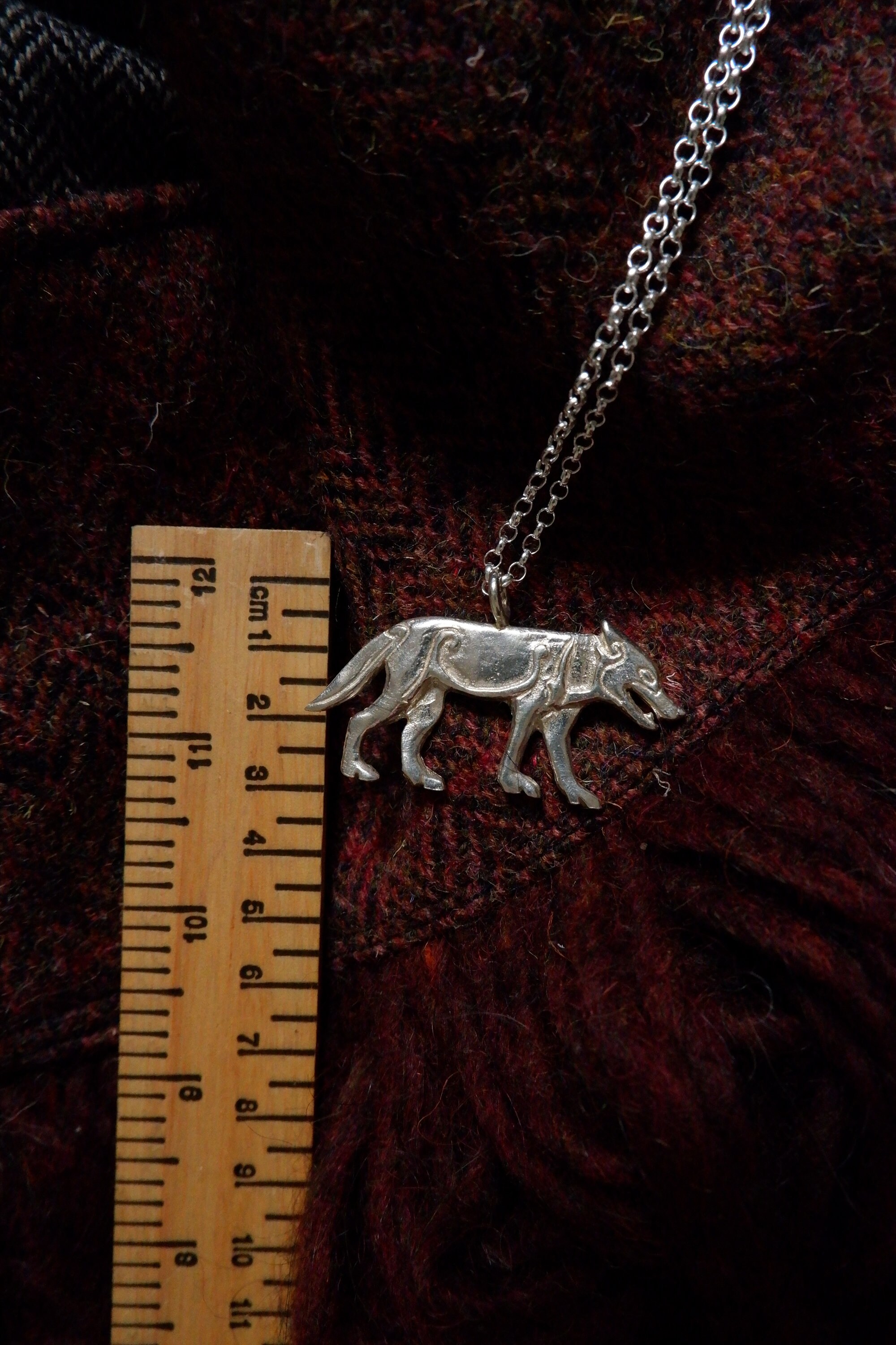 Ardross Pictish Wolf Pendant in Sterling Silver. - Etsy