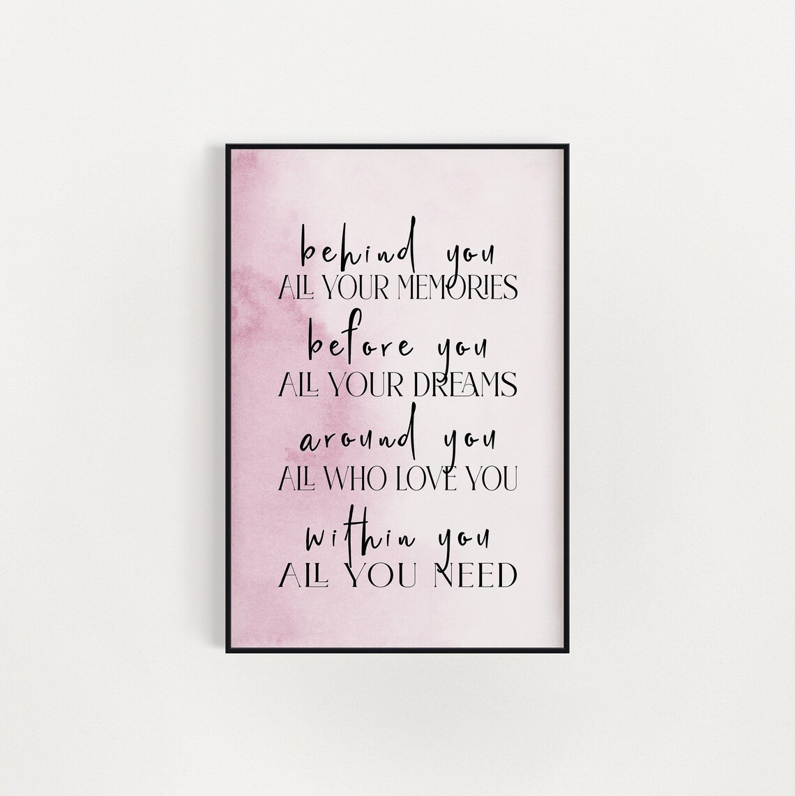 Behind You All Your Memories. Before You All Your Dreams. - Etsy