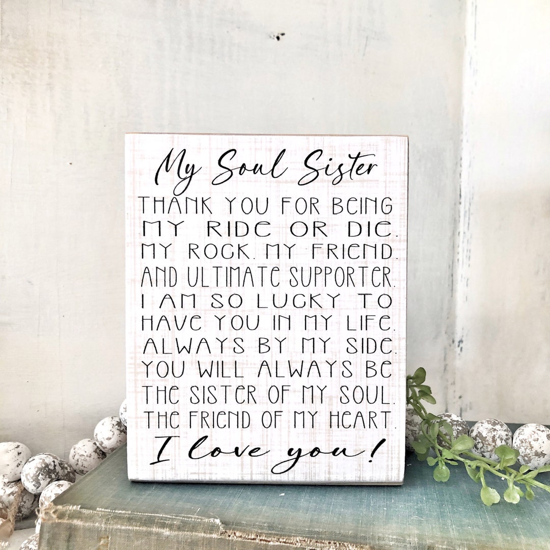 My Soul Sister… - Etsy