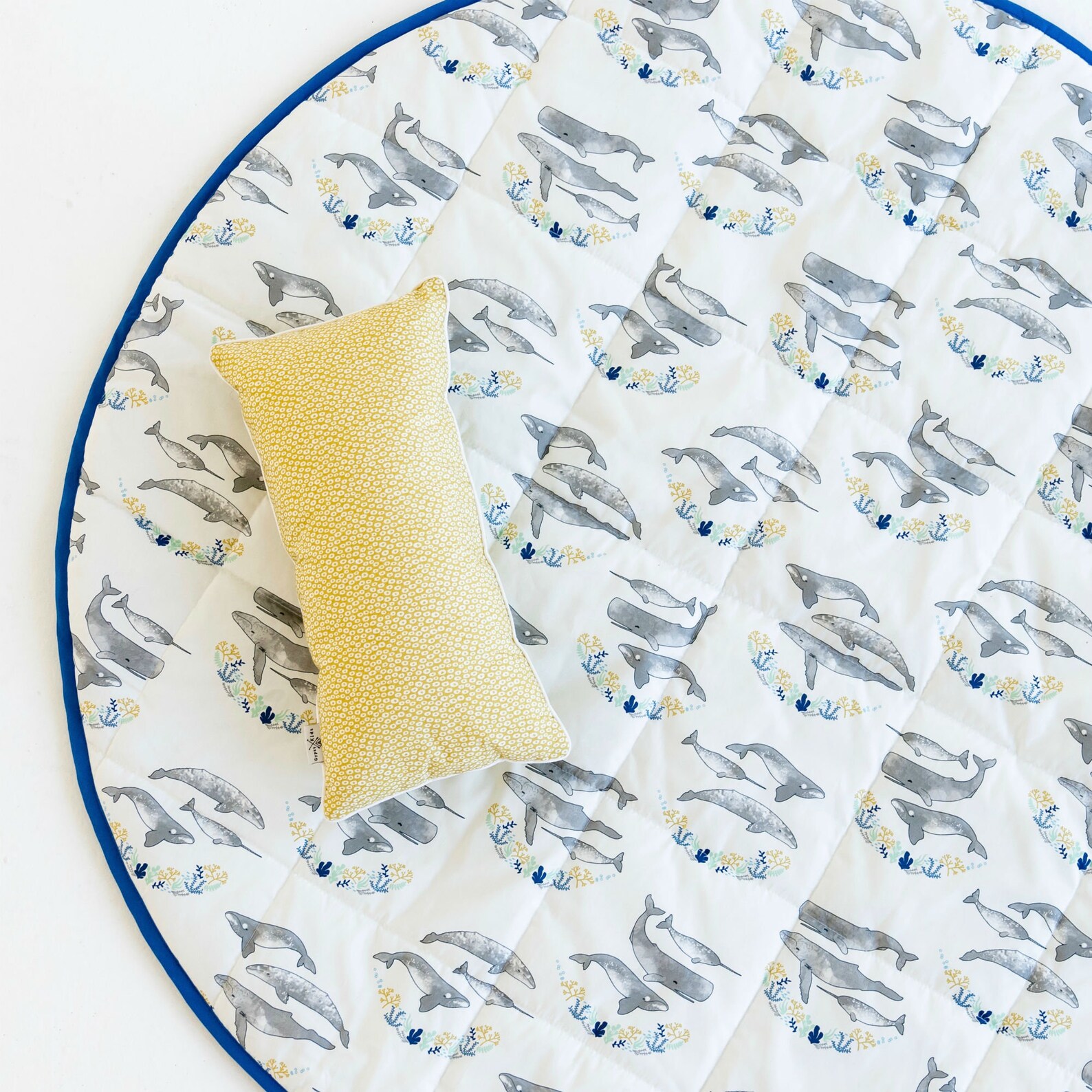 Padded Baby Mat Whales Baby Mat Scandinavian Mat Padded - Etsy
