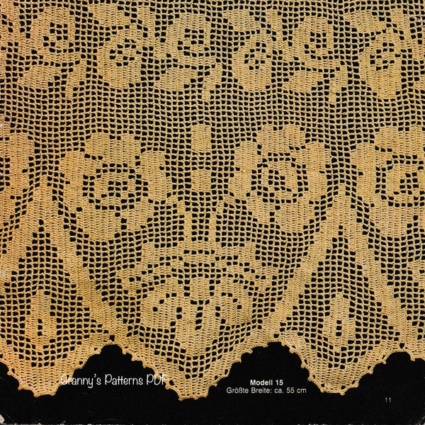 German Lace Curtains - Etsy