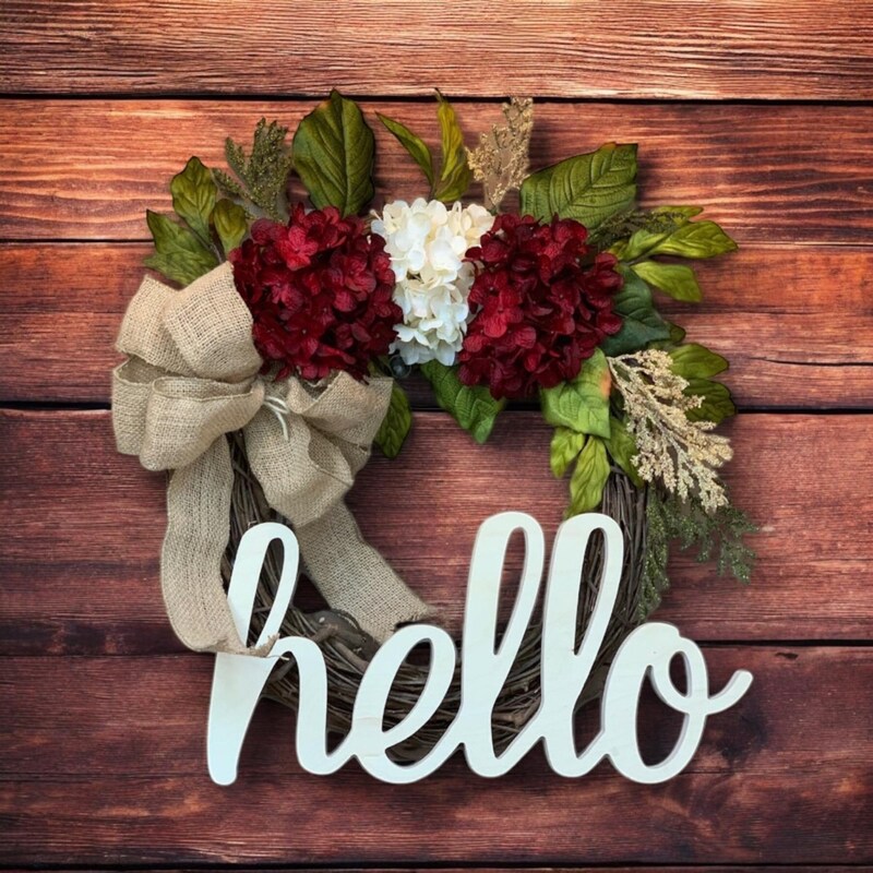 Hello Wreath - Etsy