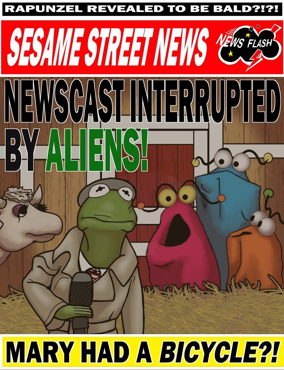 Sesame Street News FLASH! - Etsy