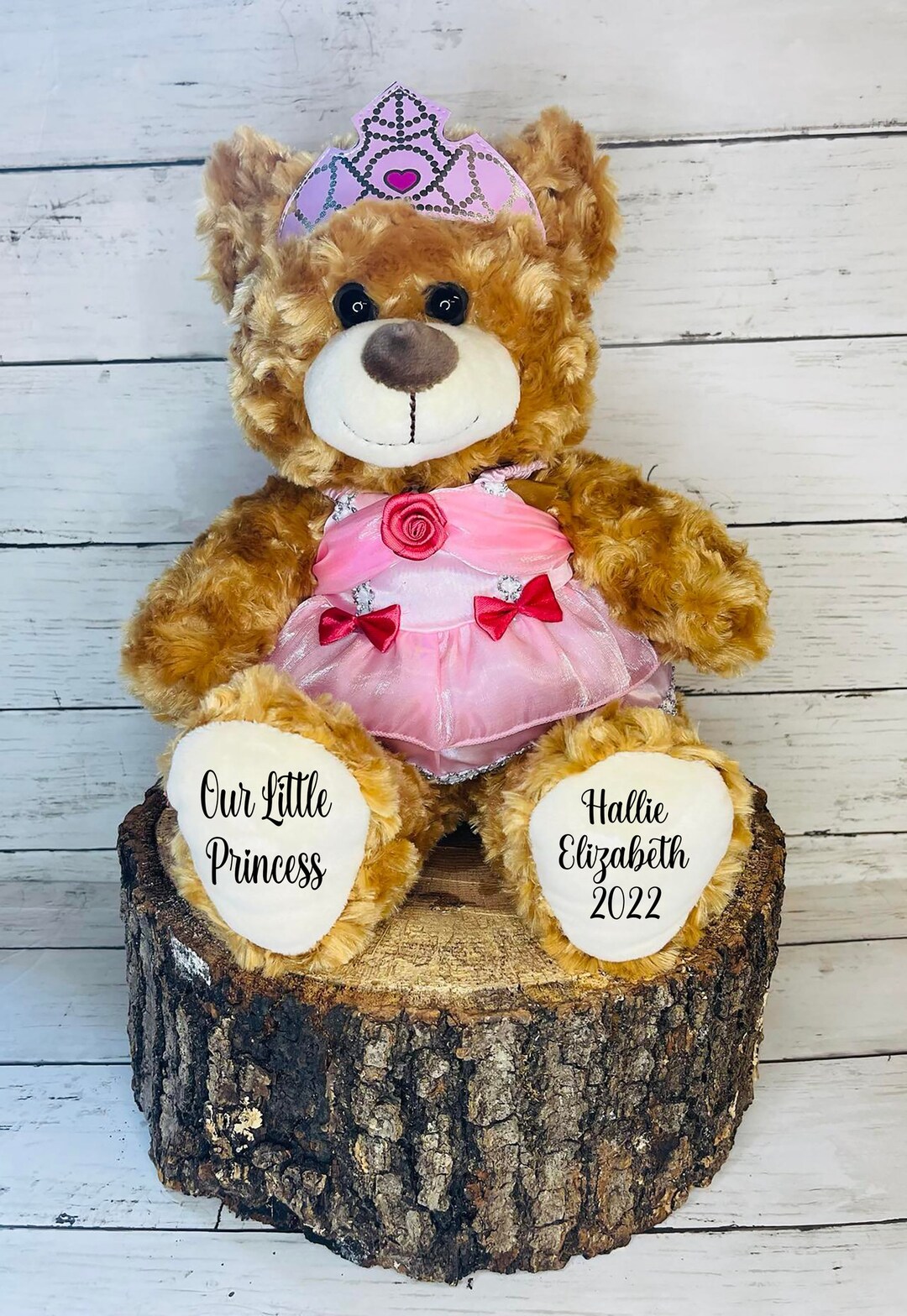 Personalized Princess Bears- Gift-my Little Princess Plush-birthday ...