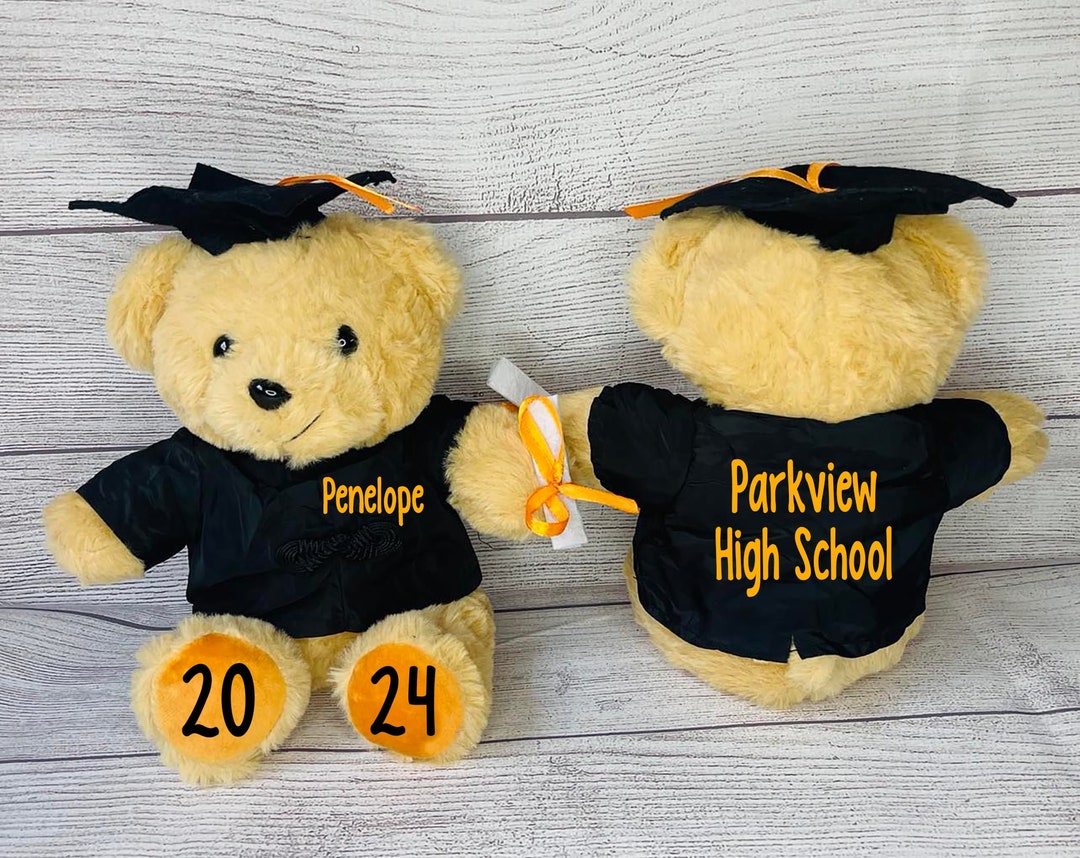 Personalized Graduation Bears-9.5inches- Graduation Gift- Preschool ...