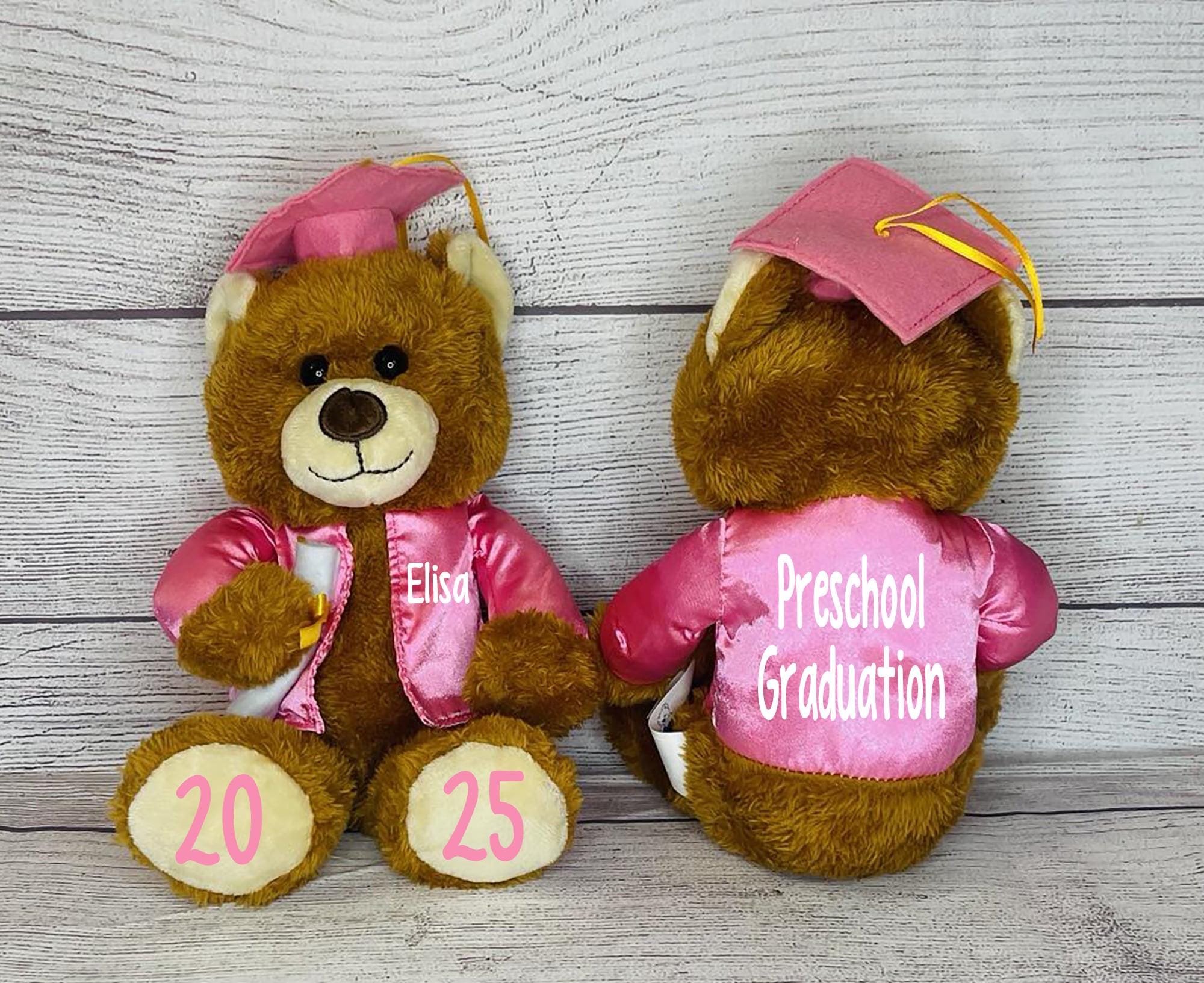 Personalized Graduation Bears-7.5inches- Graduation Gift- Preschool ...
