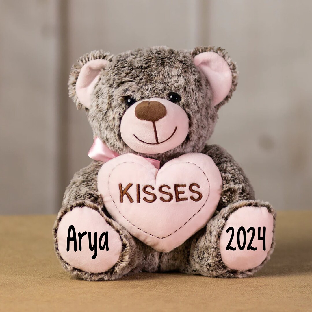 Personalized Valentines Day Bears-anniversary Gift-valentine Plush ...