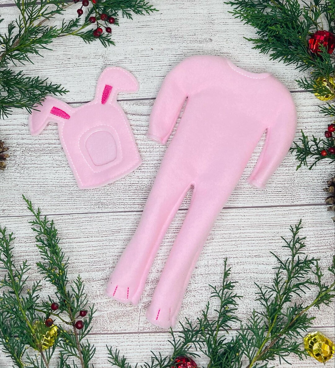 Pink Bunny Suit for Elf-sweaters for Elves-elf Doll Sweater-elf Doll ...
