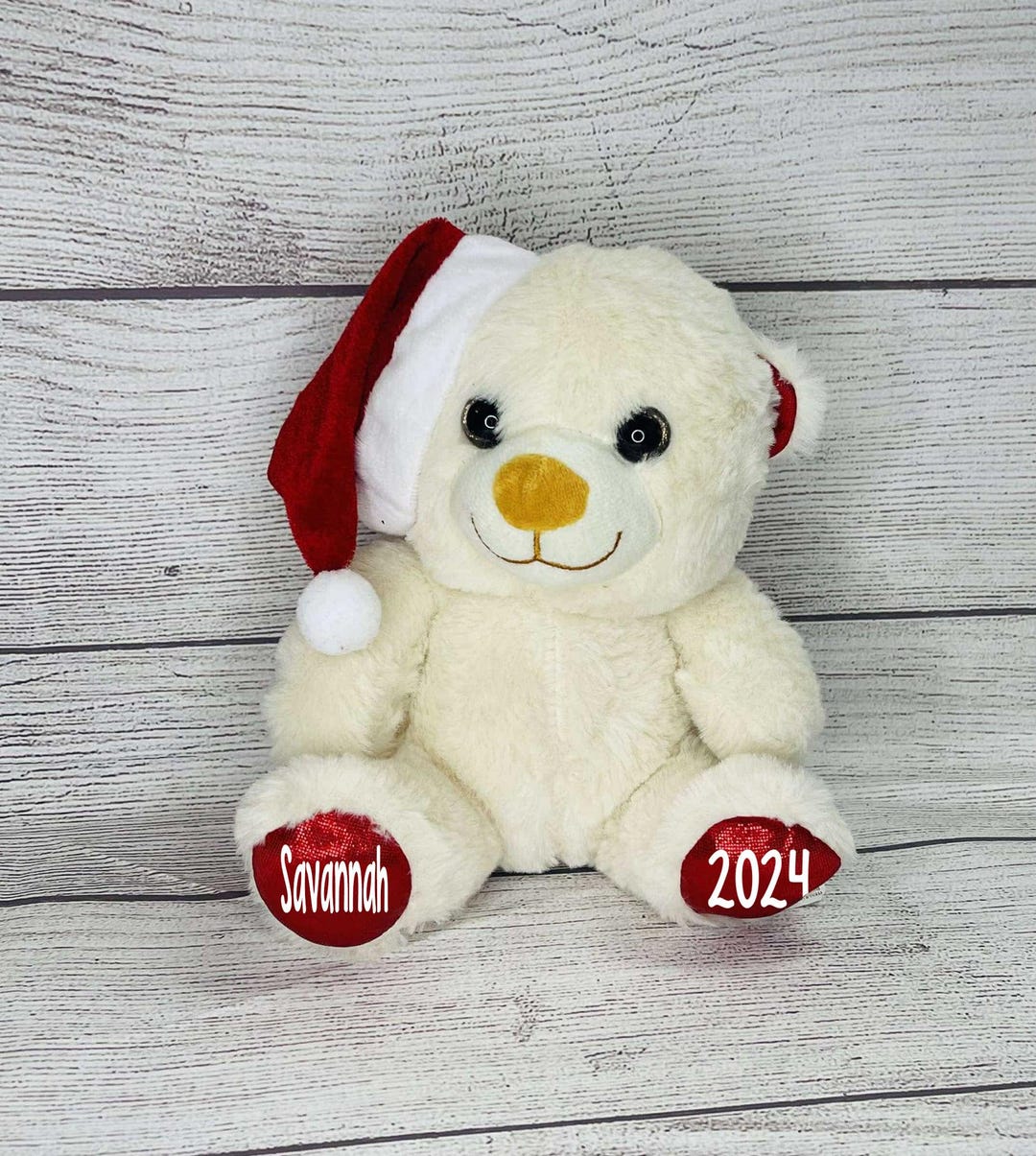 Personalized Christmas Bear-stuffed Bear-my First Christmas Teddy Bear ...
