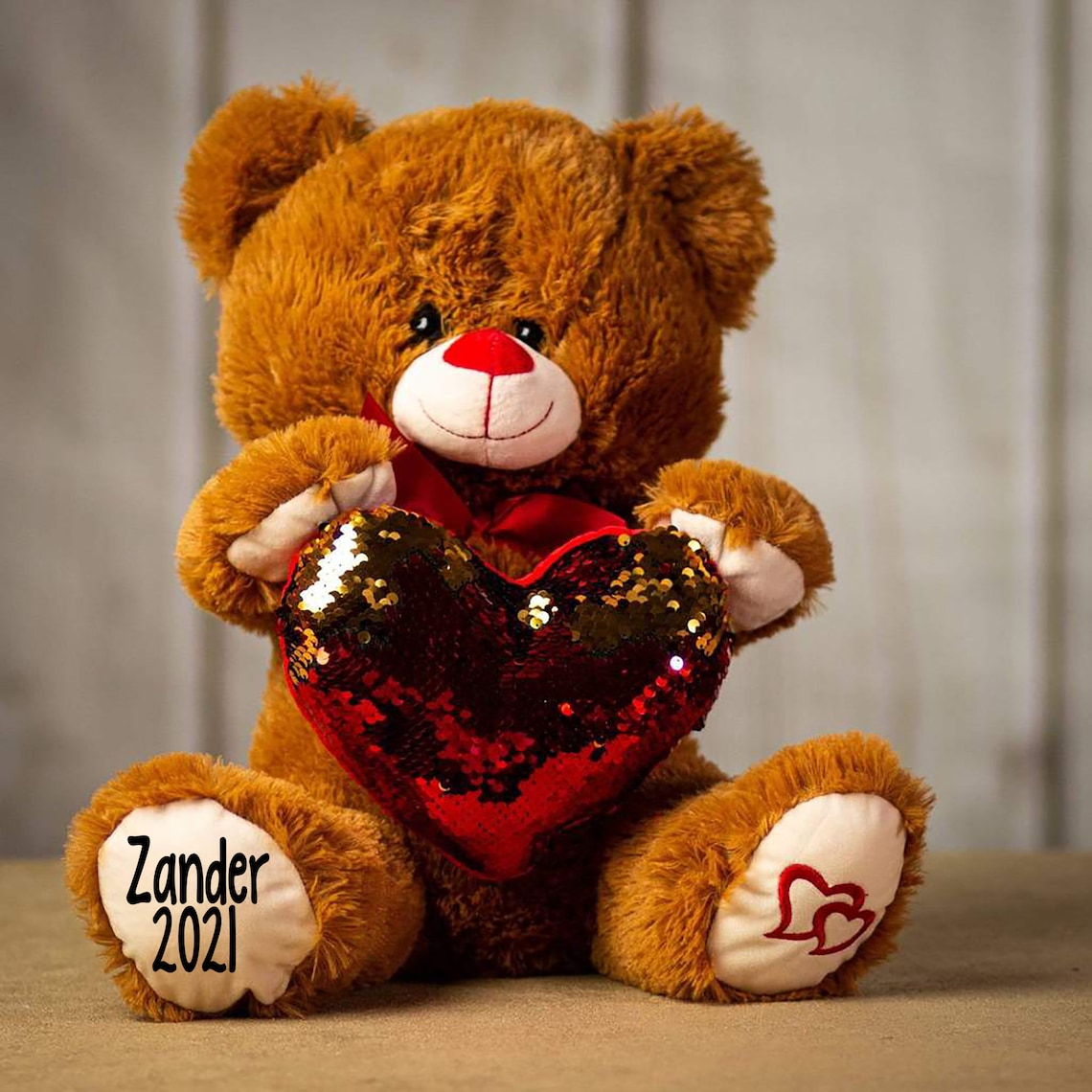 Personalized Valentine's Day Bears-anniversary - Etsy
