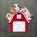 Farm Animal Finger Puppets With Barn - Etsy