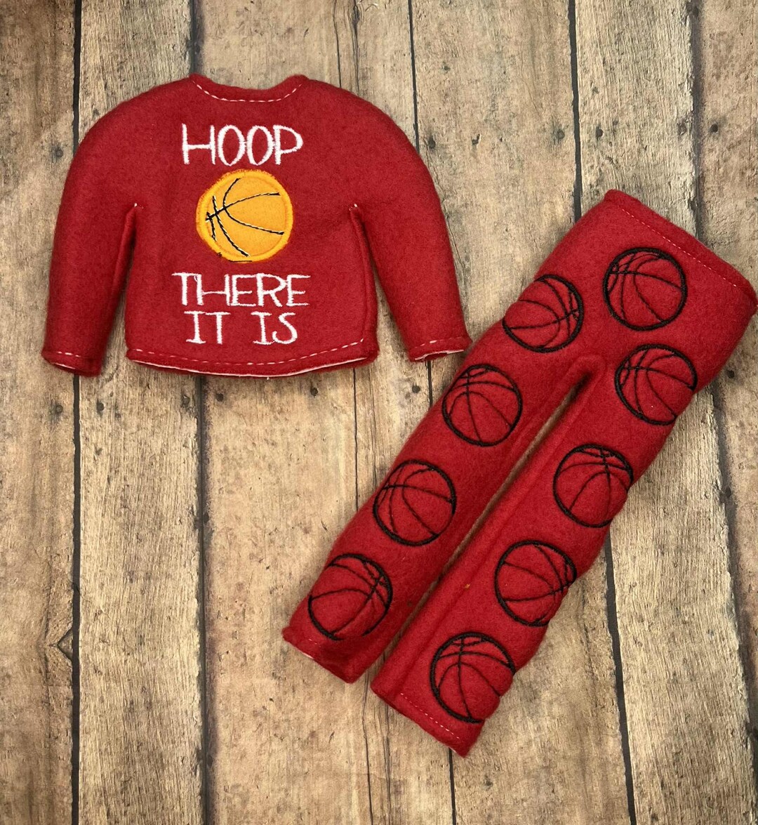 Hoop There It is Basketball Elf Sweater-sports Costume for Elves ...