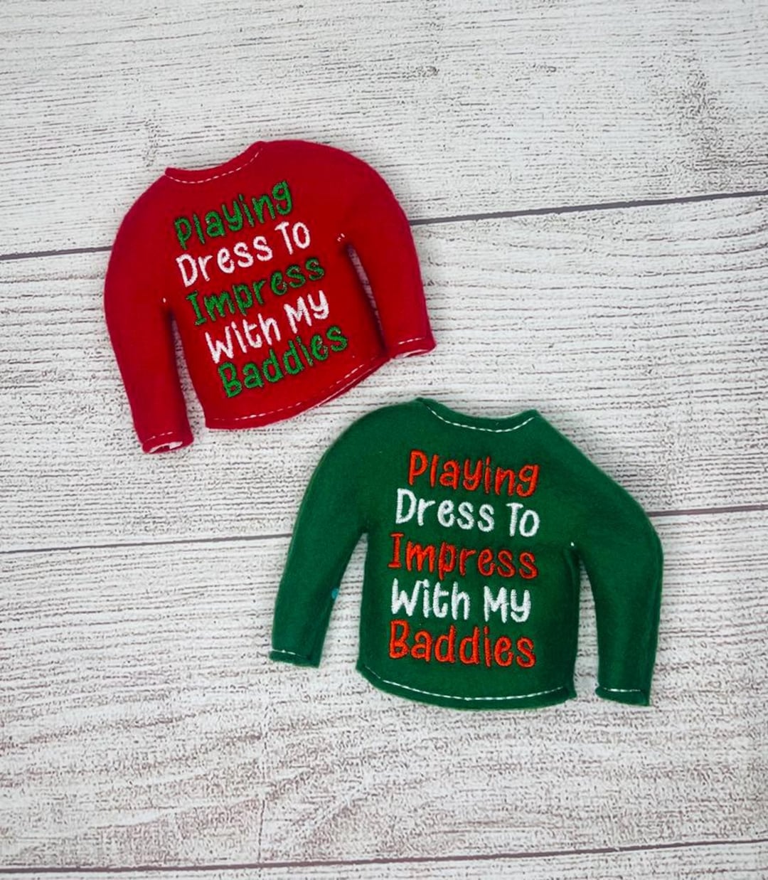 Playing Dress to Impress With My Baddies Elf Sweater-sweaters for Elves ...