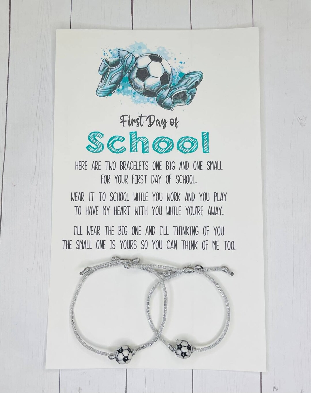 First Day of First Grade-back to School Bracelets-mommy and Me-matching ...