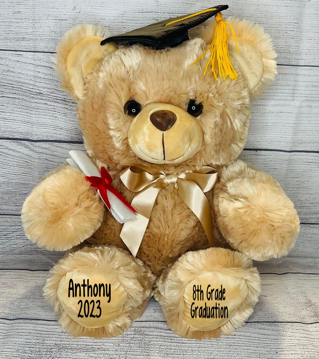 Personalized Graduation Bears Graduation Gift Preschool-kindergarten ...