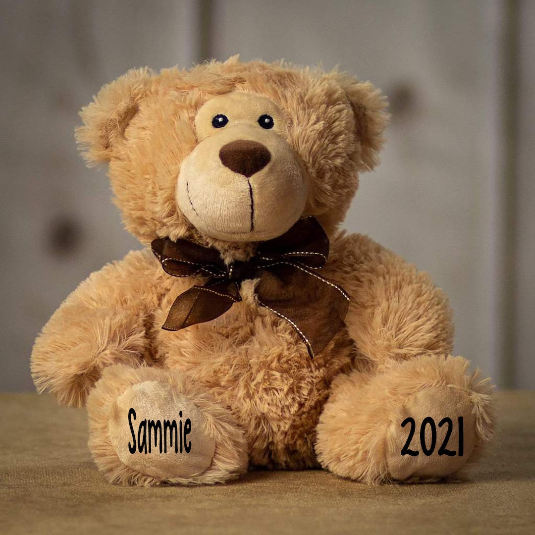 Personalized Teddy Bears-stuffed Bear-my First Teddy Bear-birthday Gift ...