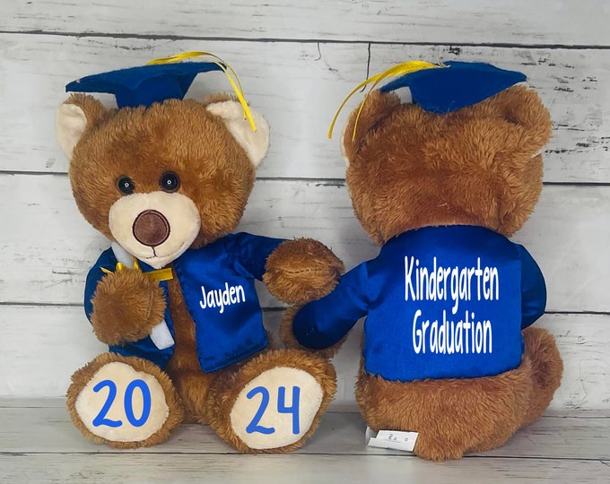 Graduation Teddy Bear | Personalized Name and Year, Congrats Grad ...