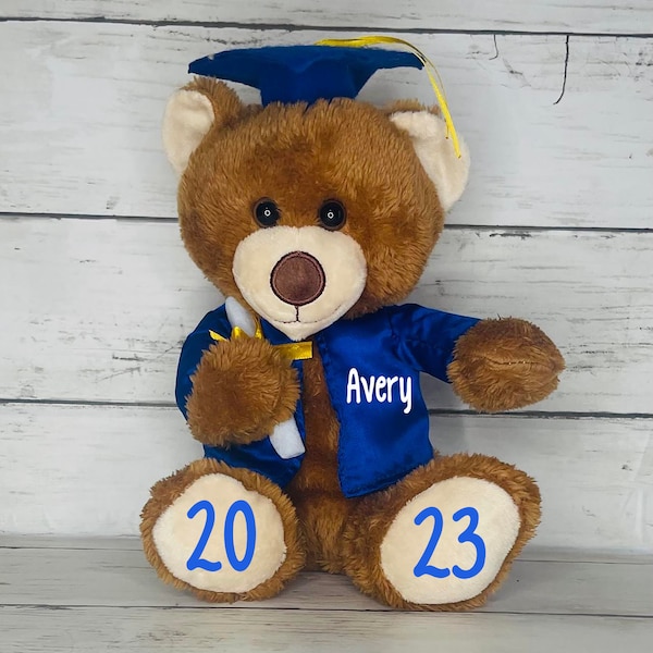 Personalized Graduation Teddy Bears - Etsy