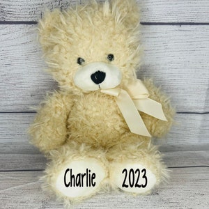 Personalized Teddy Bears-stuffed Bear-my First Teddy - Etsy