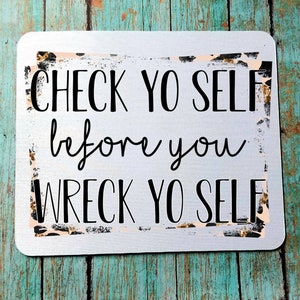 Check Yo Self Before You Wreck Yo Self Can Cooler-coffee Mug-car ...